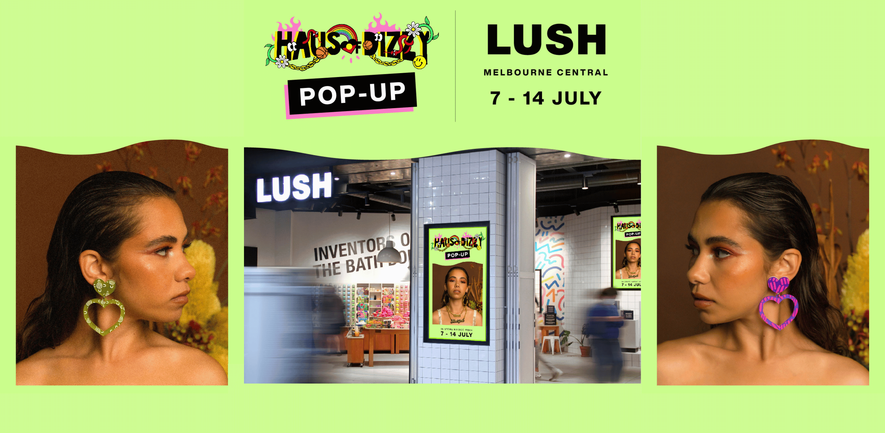 Haus of Dizzy at Lush Melbourne Central