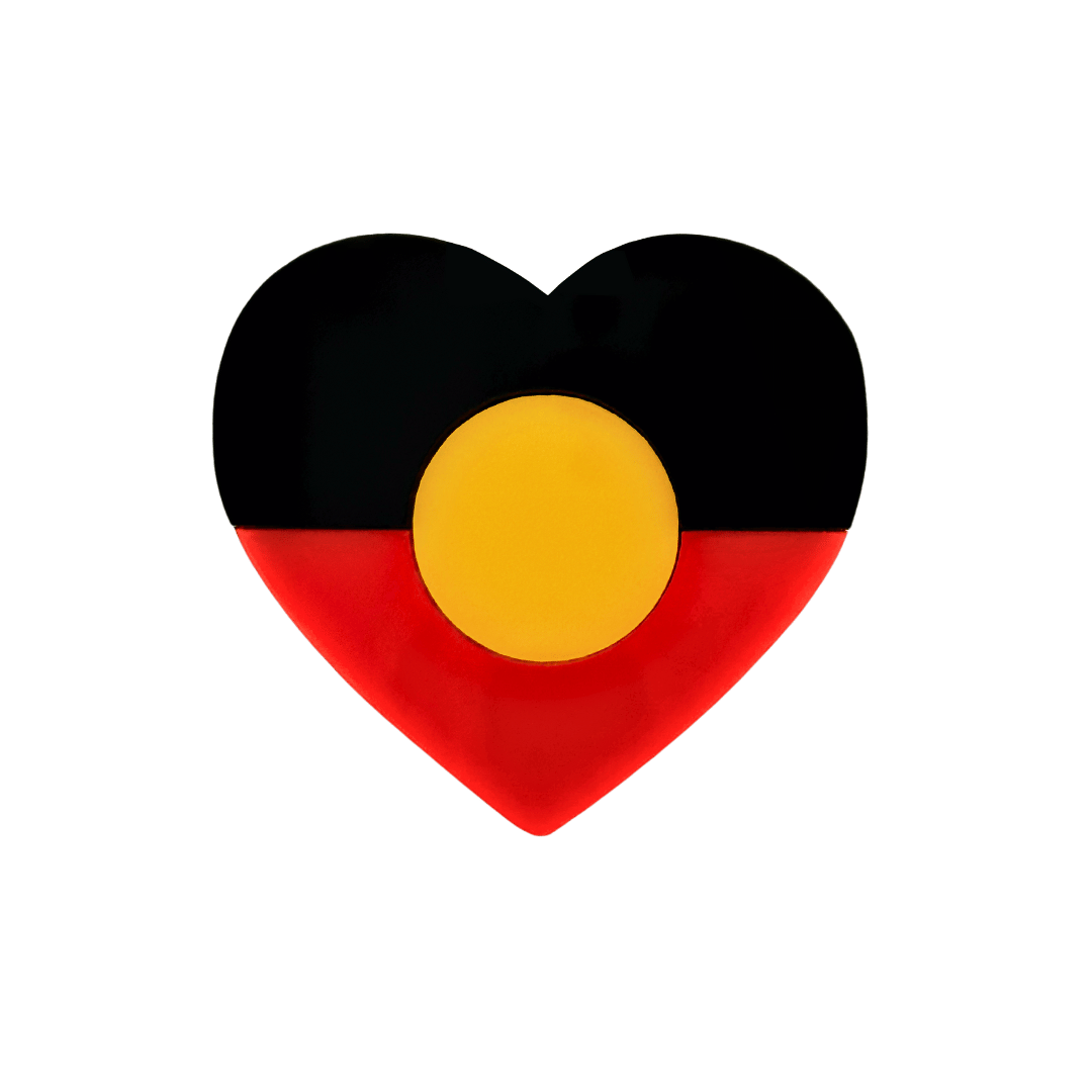 Haus of Dizzy 'First Nations Pride' Gloss Heart Pin