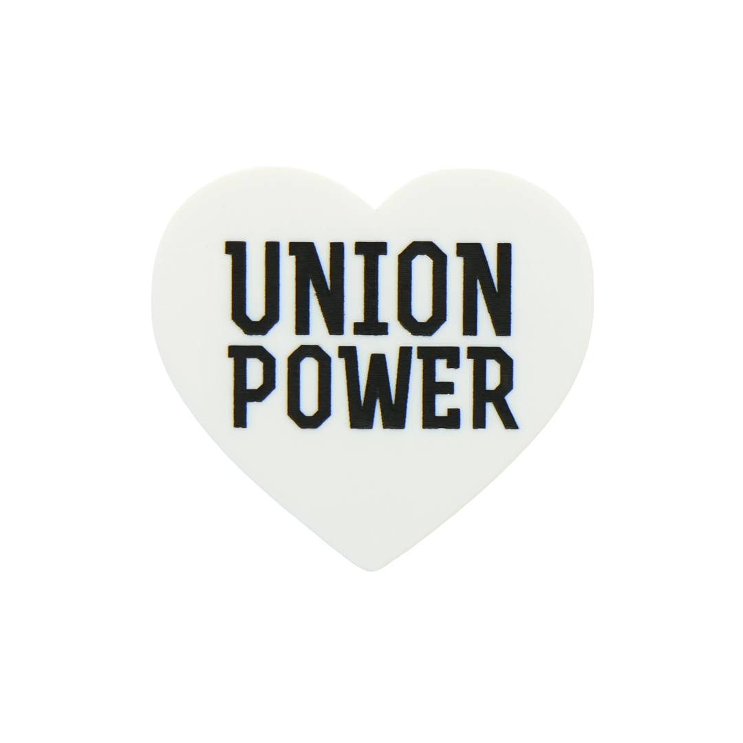 Haus of Dizzy 'Union Power' Heart Badge